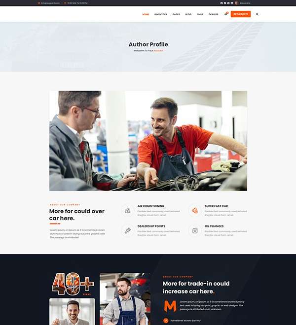 Car Garage Web Design In London: Build Your Automotive Site - IWS